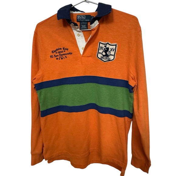 Polo Ralph Lauren | Shirts | Vintage Ralph Lauren Polo Orange Rugby ...